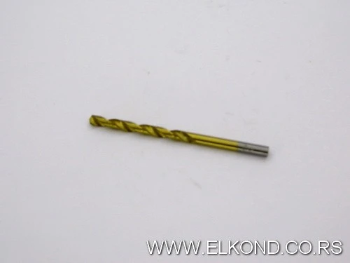 BURGIJA SPIRALNA 5.0 MM HSS TITAN. METAL,DRVO