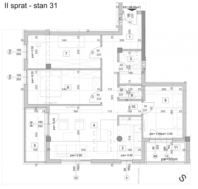 NOVI SAD - TELEP - 88. 65 m2