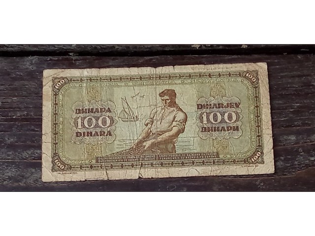 100 DINARA 1946