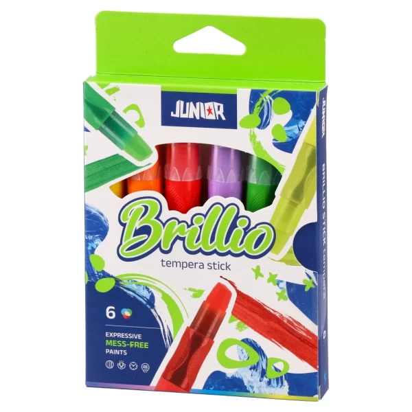 Brillio stick, tempera u stiku, pastel, 6K