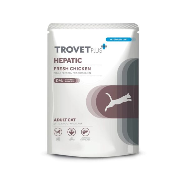 Trovet PLUS Hepatic Cat – 12×85 g