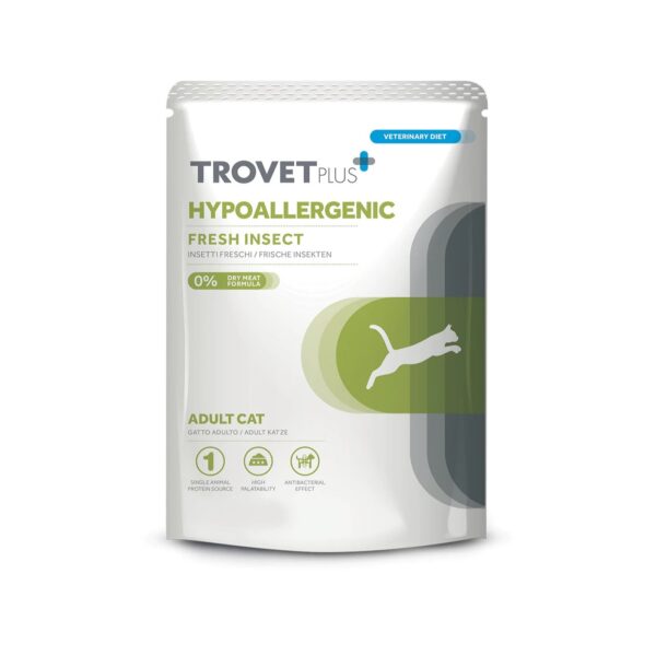 Trovet PLUS Hypoallergenic Insect Cat – 12×85 g