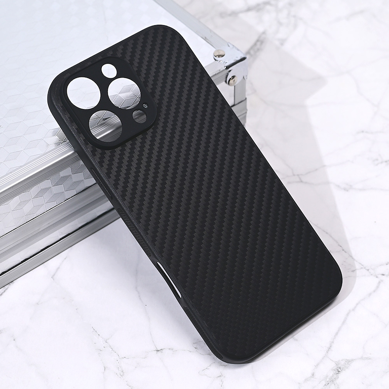 Maska(futrola) Carbon fiber za iPhone 16 Pro Max 6.9 crna