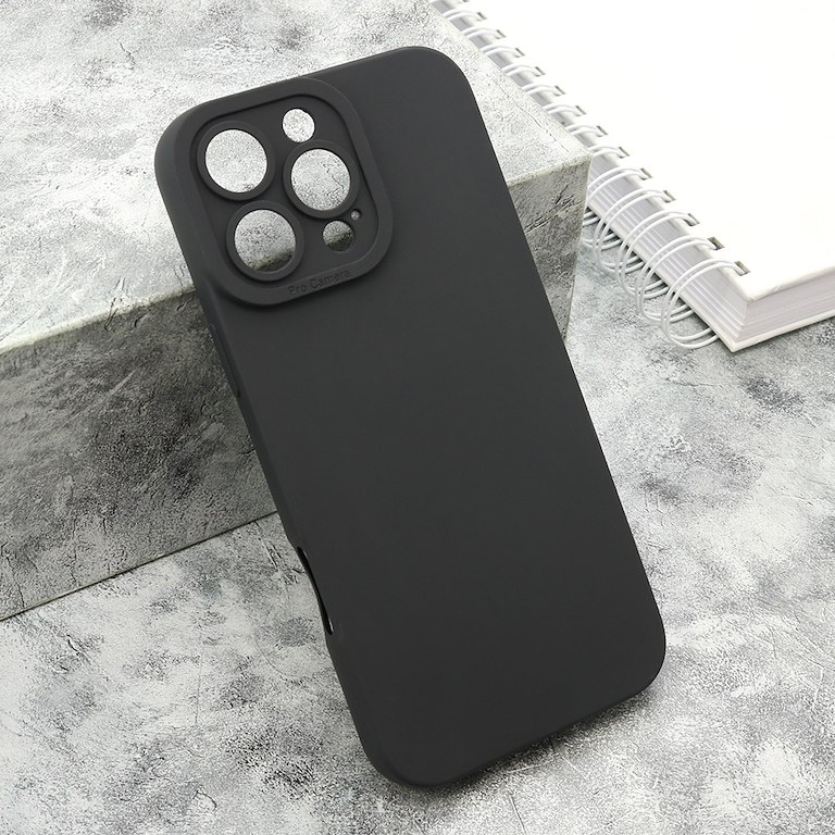 Maska Silikon Pro Camera za iPhone 16 Pro Max crna