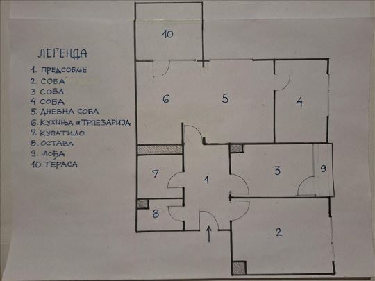 Prodaja održavanog stana Braće Jerković 70m2