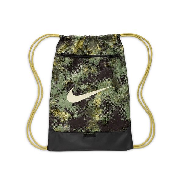 BRASILIA 9.5 DRAWSTRING BAG 'OIL GREEN/BLACK/COCONUT MILK'