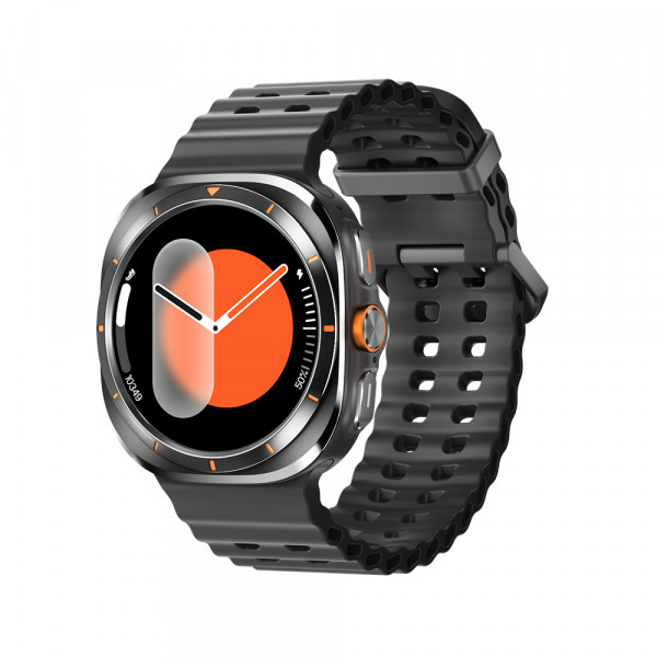 Smart watch W7 Watch Ultra crni (crna silikonska narukvica)