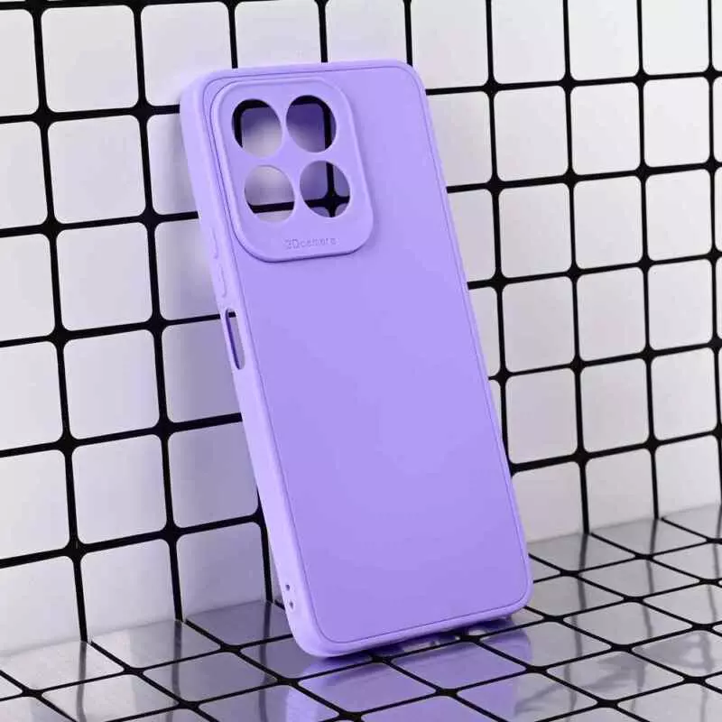 Maska 3D Camera za Honor X6b ljubicasta