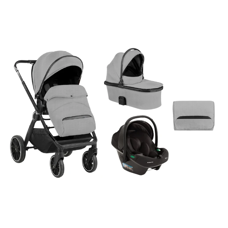 Kikka Boo Tiffany kolica za bebe 3u1 Light Grey