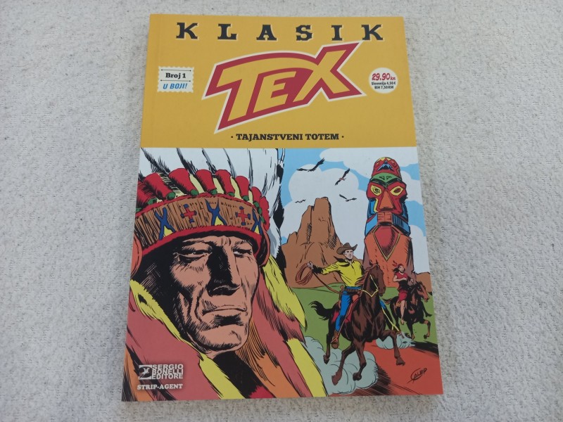 TEX KLASIK U BOJI - STRIP AGENT - BR. 1