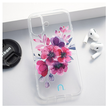 MASKA NANOBIT PRINT ZA IPHONE 16 FLOWERS