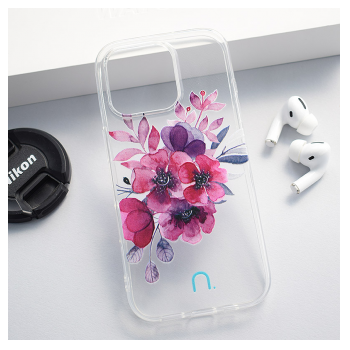 MASKA NANOBIT PRINT ZA IPHONE 16 PRO FLOWERS