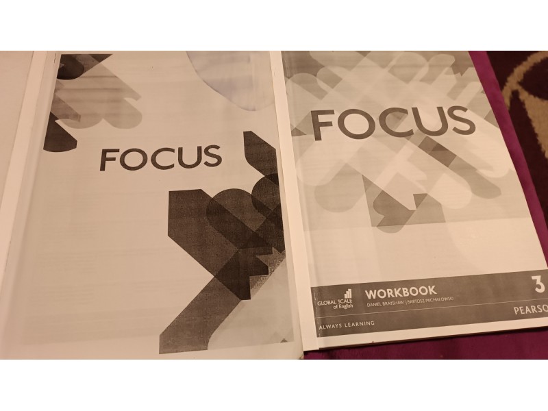 Engleski za srednju FOCUS 3 first edition obe!