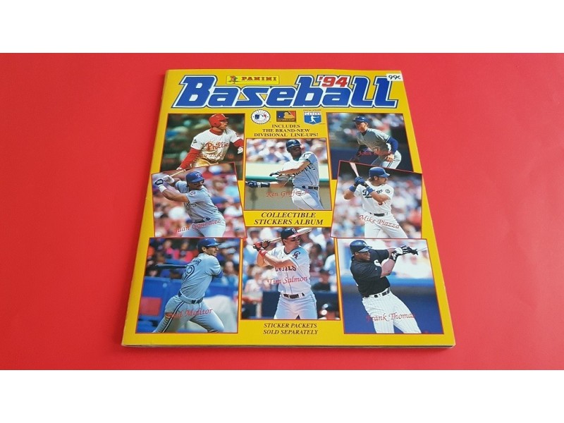 Baseball '94 Panini--Album sa slicicama