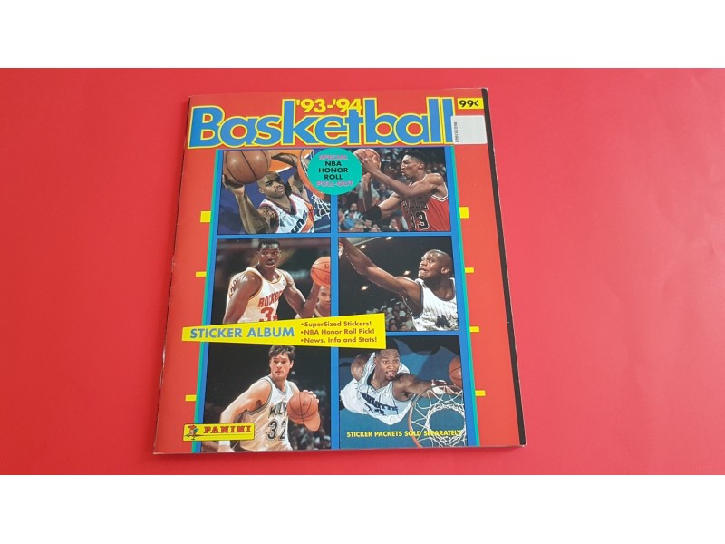 NBA Basketball 93/94 Panini--Album sa slicicama