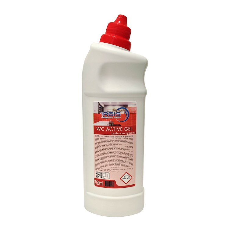 WC ACTIVE GEL-čistač WC šolje 750ml – Irbis