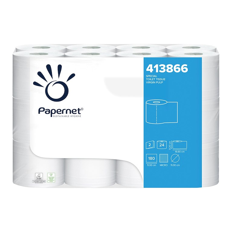 Toalet papir, 2sl, PAPERNET, 180 listova, 24 rolne/pak – PAPERNET