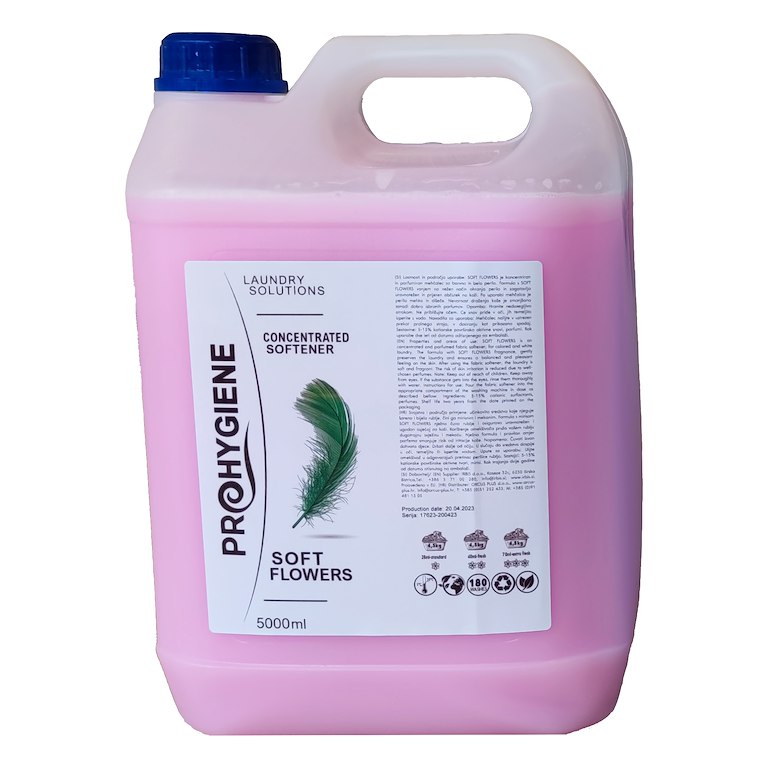 PROLAUNDRY Soft Flowers sensitive 5L – Omekšivač – Irbis