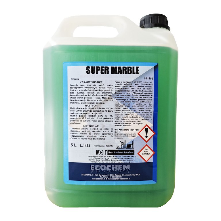 Super MARBLE koncentrat za podove 5 kg – BEO