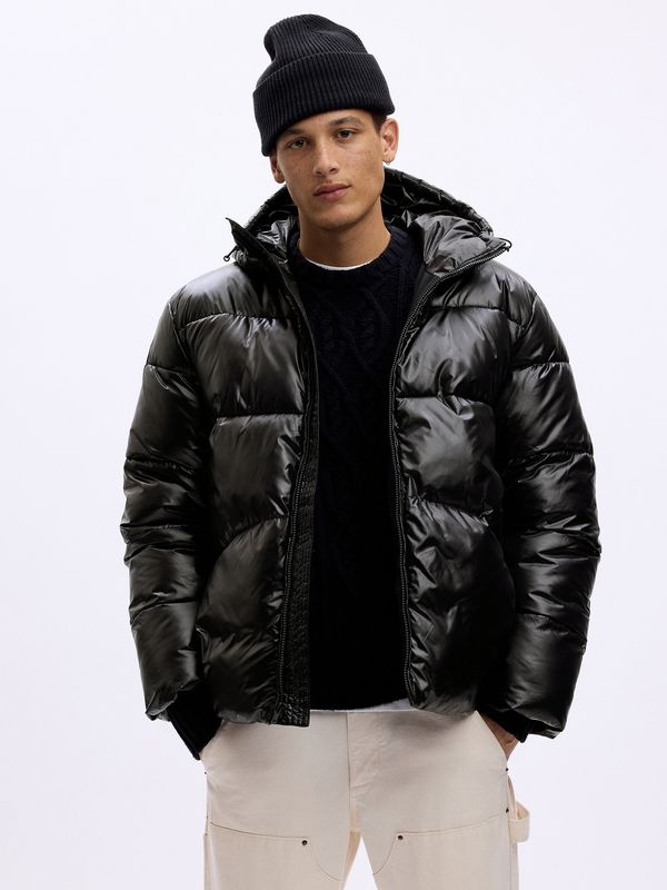 GAP PRIMALOFT QUILTED HOODED JACKET - MEN'S