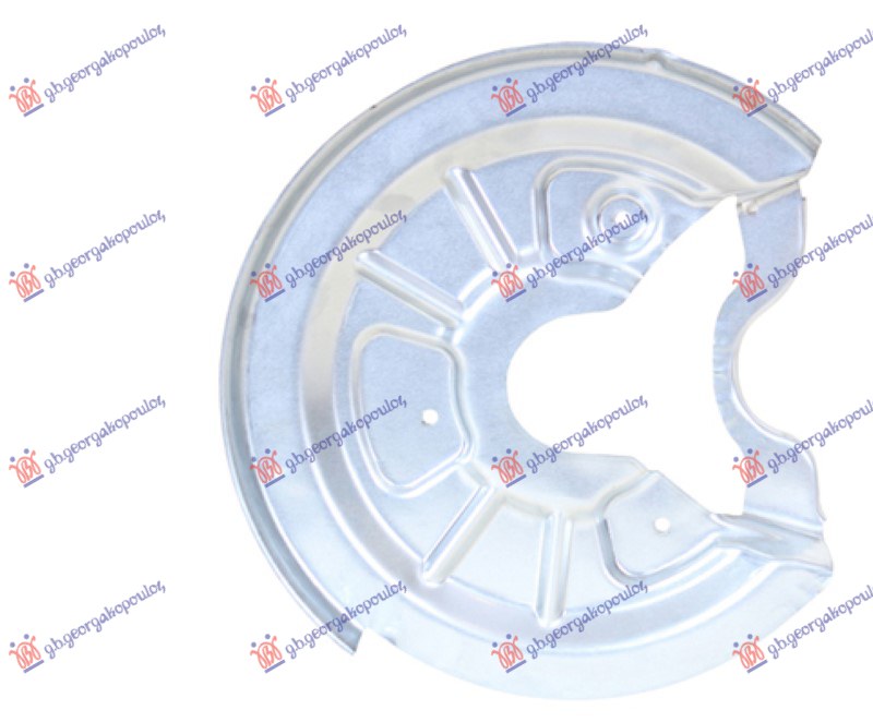 ZASTITA ZADNJEG KOCIONOG DISKA (PRECNIK ZASTITE 320/65mm) (PRECNIK DISKA 272mm) (BOSCH) Leva str. SEAT TOLEDO (1999-2004) (OEM: 1T0615611B)