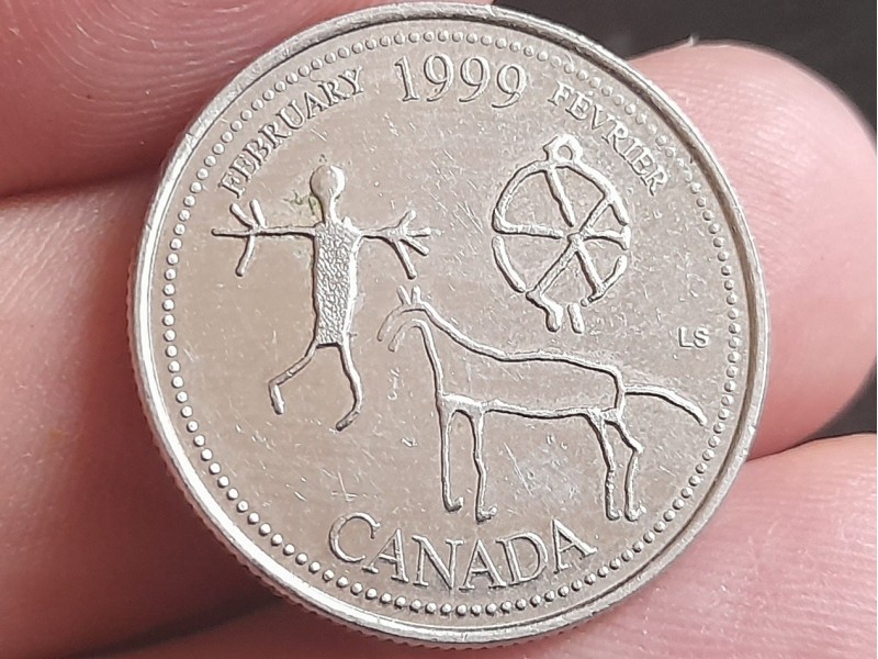 Kanada, 25 centi 1999, jubilarac