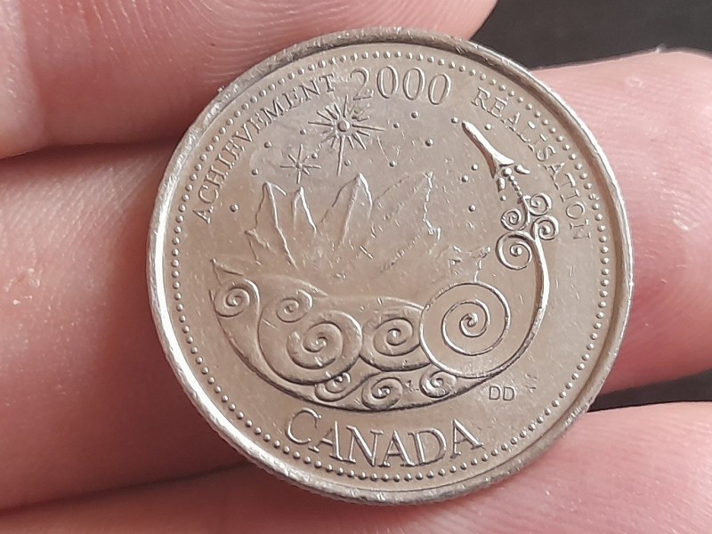 Kanada, 25 centi 2000, jubilarac