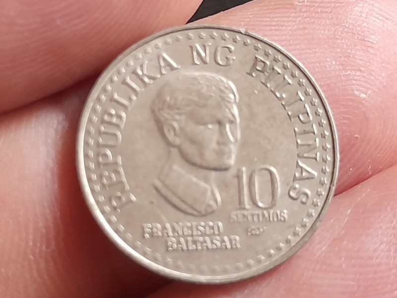 Filipini, 10 centi 1980