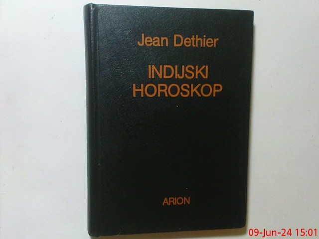 JEAN DETHIER  -  INDIJSKI HOROSKOP