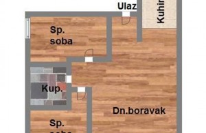 Dvoiposoban 58m2 Adice