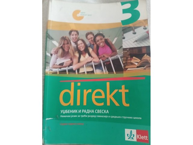 Direkt 3, udžbenik i radna sveska za nemački, Klett