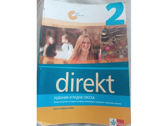 Direkt 2, udžbenik i radna sveska za nemački, Klett