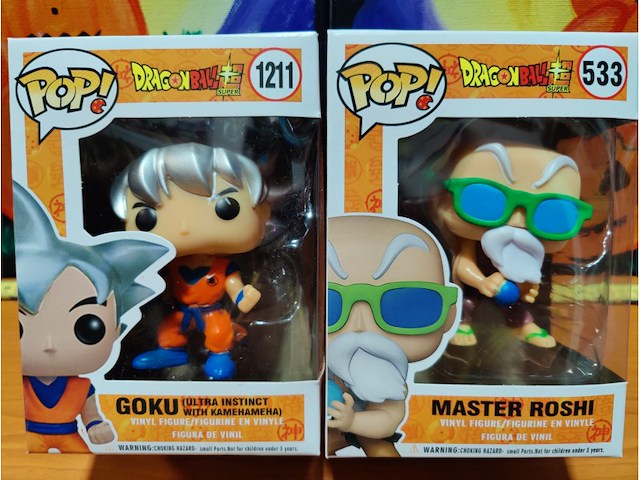 Dragon Ball Pop Goku i Master Roshi  - Novo