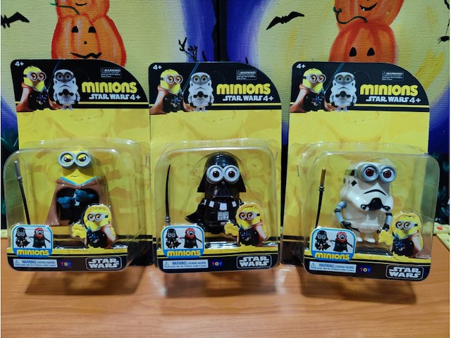 Star Wars Minions malci Darth Vader Stormtrooper Džedaj