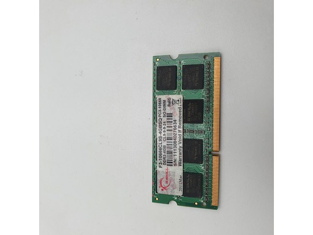 RAM memorija 4gb DDR3 4gb PC3  1066MHZ br2