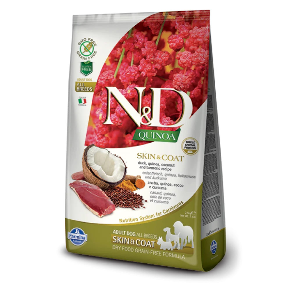 N&D Quinoa hrana za pse Skin&Coat - Duck 7kg