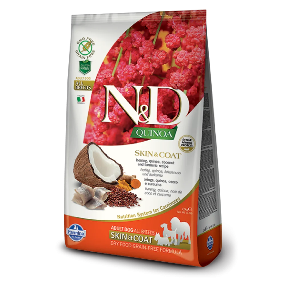 N&D Quinoa hrana za pse Skin&Coat - Herring 7kg