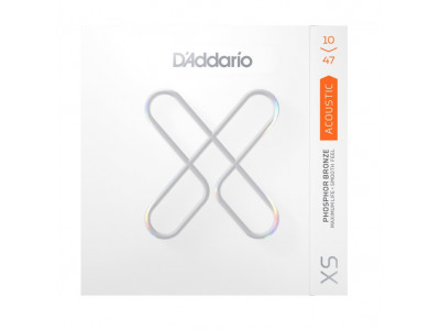 D'Addario 10-47 Extra Light Coated Acoustic Guitar Strings XSAPB1047