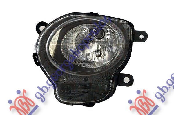 DNEVNO SVETLO CRNO (H1/W21) (MARELLI) Leva str. FIAT 500 (2007-2015) (OEM: 51820268)