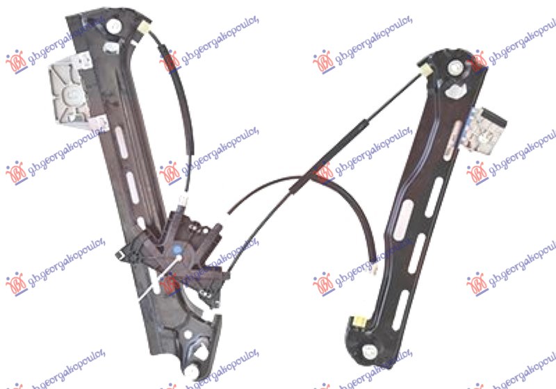 PODIZAC ZADNJEG PROZORA ELEKTRICNI (BEZ MOTORA) Desna str. MERCEDES CLS (W218) COUPE (2010-2014) (OEM: 218-730-0479, 2187300479, A218-730-0479)