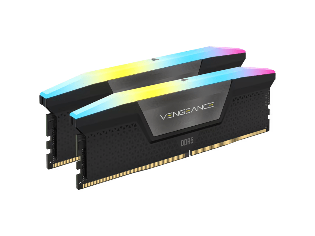 CORSAIR 32GB(2x16GB) Vengeance RGB DDR5-5600MHz DRAM CL36, CMH32GX5M2B5600C36K