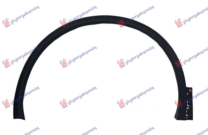 RUB PLASTICNI PREDNJEG BLATOBRANA (R-LINE) Leva str. VW TIGUAN ALLSPACE/XL (2017-2021) (OEM: 5NN8547319B9)