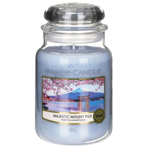 Majestic Mount Fuji - Yankee Candle mirisna L (kruška, cvet jabuke, lišće čaja, kedar)