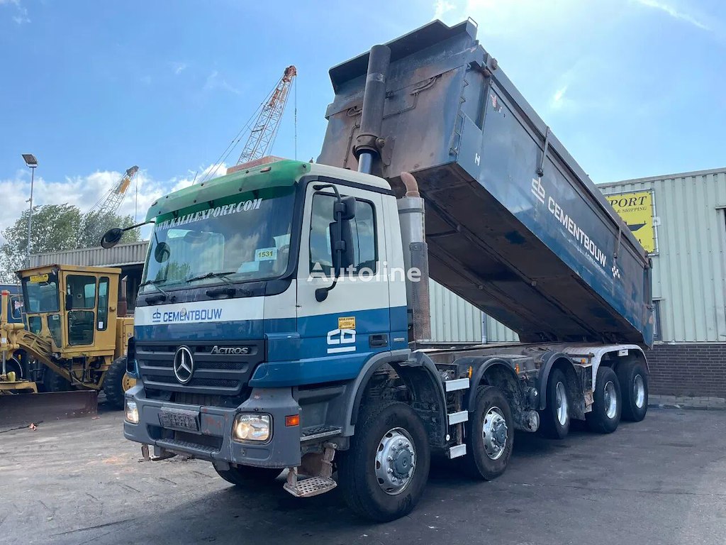 Mercedes-Benz Actros 5048 Kipper 10x8 Full Steel V6 25m3 Steel Tipper Box Good kiper