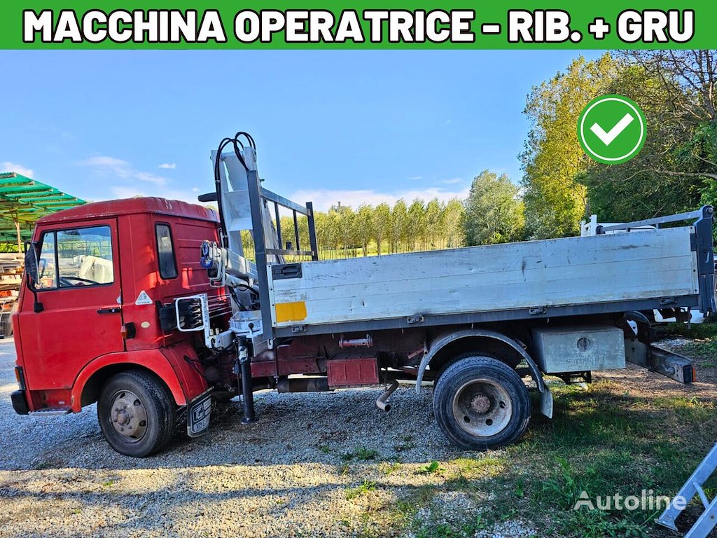 IVECO FIAT 65.10 RIBALTABILE + GRU kiper