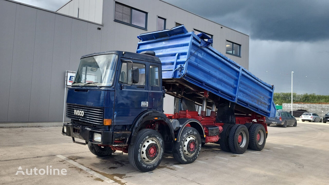 IVECO Magirus 340-34 (GRAND PONT / LAMES / POMPE MANUELLE / PARFAIT) kiper