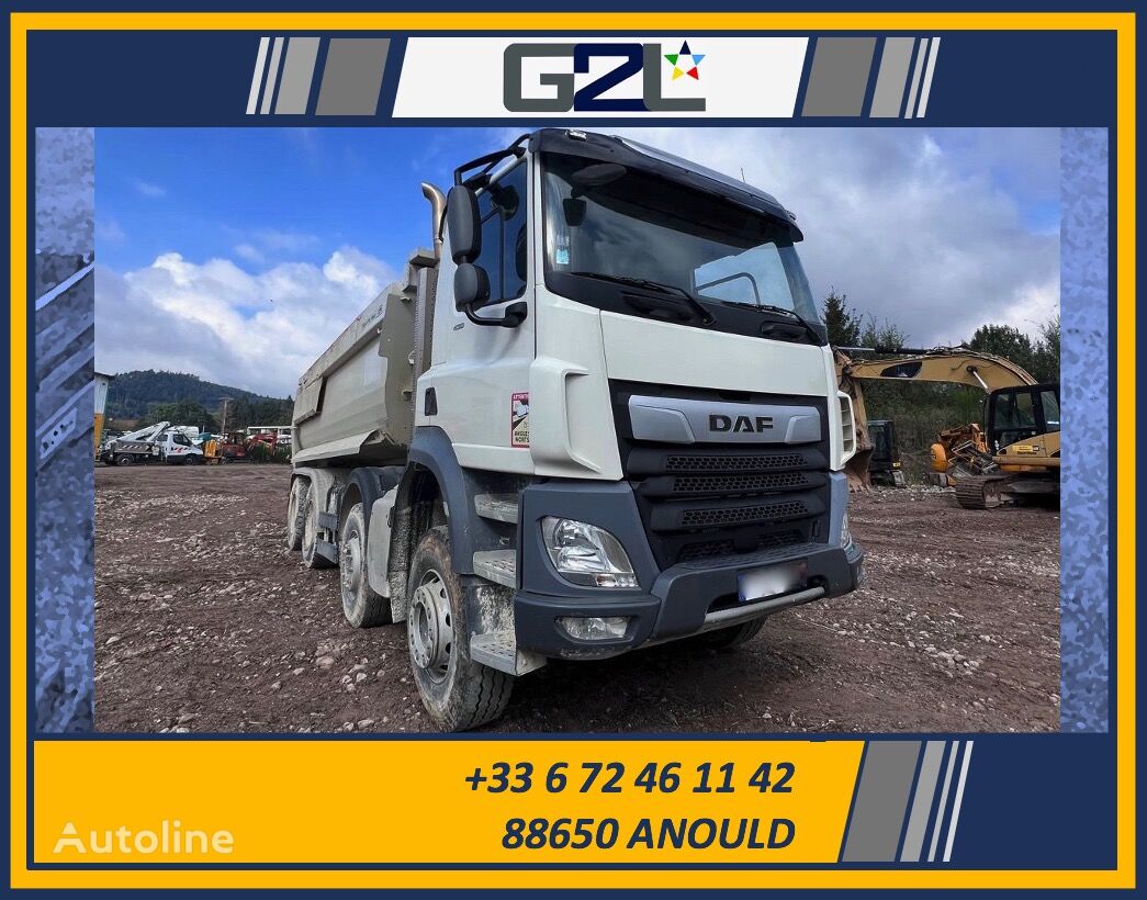 DAF CF 430 / MEILLER P436 *ACCIDENTE*DAMAGED*UNFALL* kiper nakon udesa