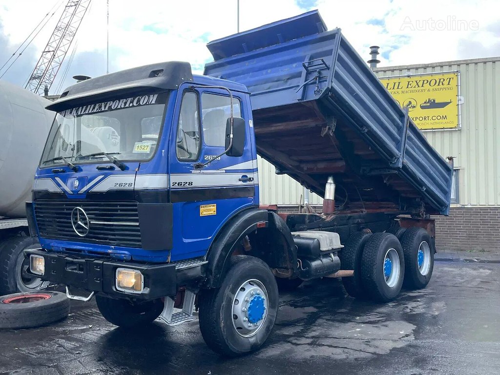 Mercedes-Benz SK 2628 Kipper 6x6 V8 Big Axle's Auxilery ZF Top Condition kiper