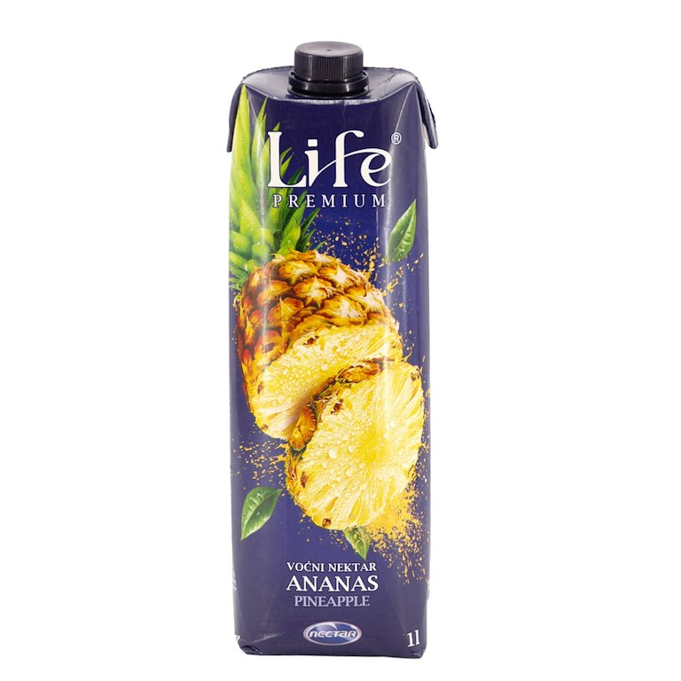 Life 100% Ananas 1L paket od 12 komada