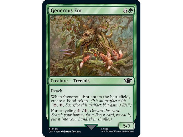 Generous Ent - Magic: The Gathering MTG